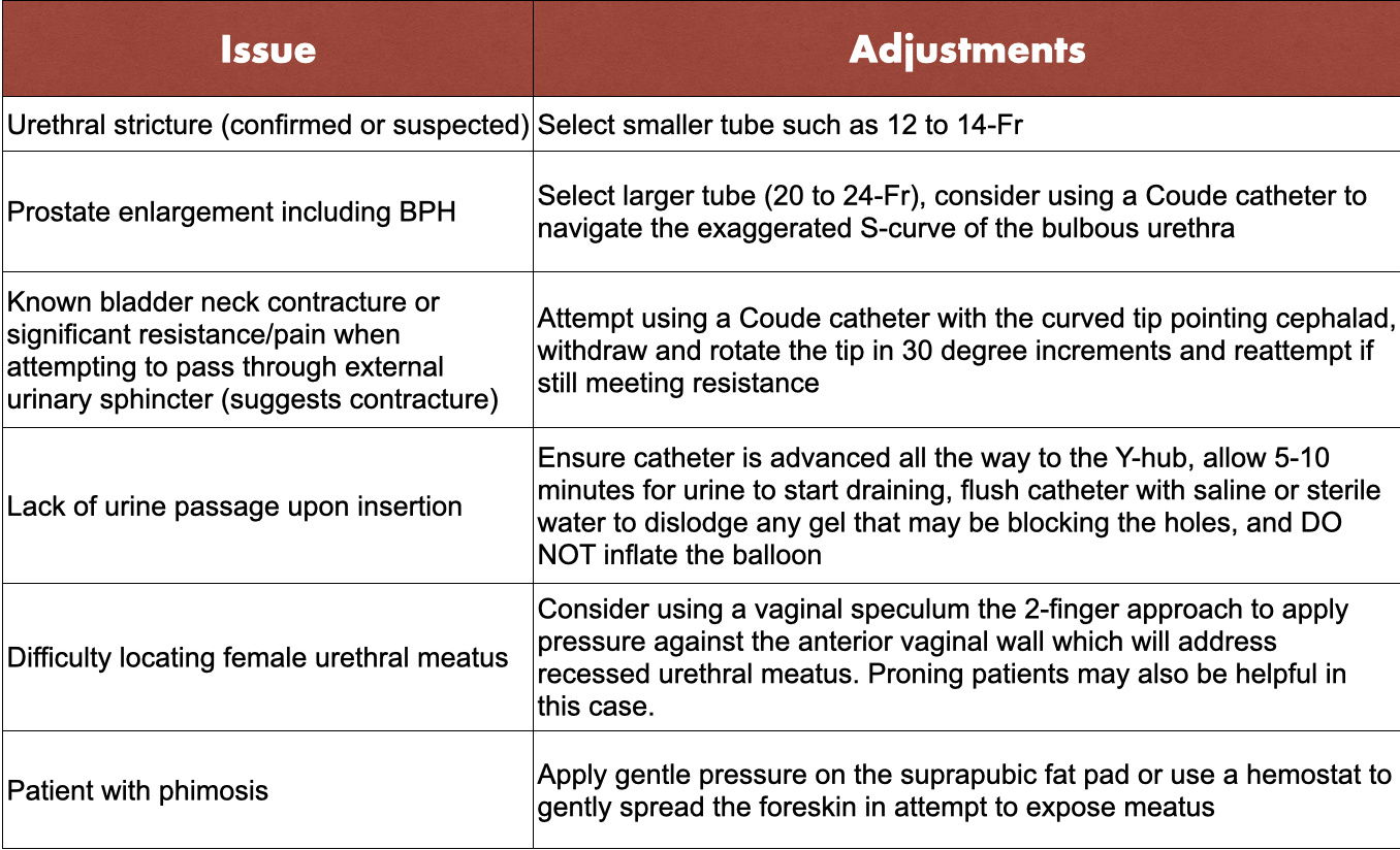 Troubleshooting Foley Caths And Suprapubic Caths Taming The Sru
